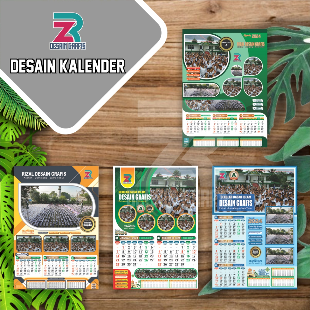 Jual 35 TEMPLATE KALENDER SIAP EDIT FREE ONGKIR MURAH | Shopee Indonesia