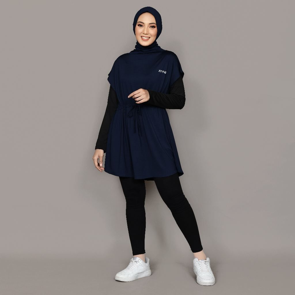 Jual Zeea Outer Sport Hijab Hayfa P Raihana Panjang Sport Olahraga ...