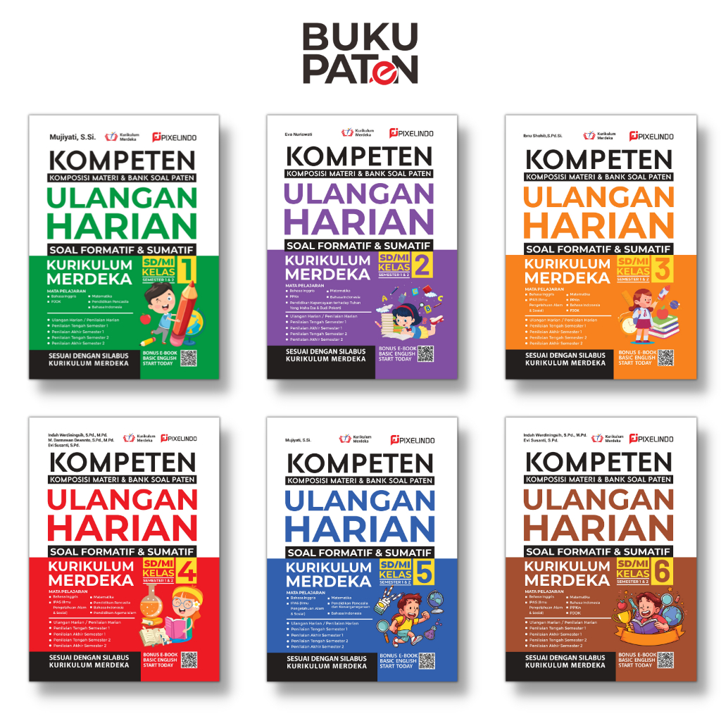 Jual BUKU KOMPETEN ULANGAN HARIAN KURIKULUM MERDEKA LENGKAP KELAS 1, 2 ...