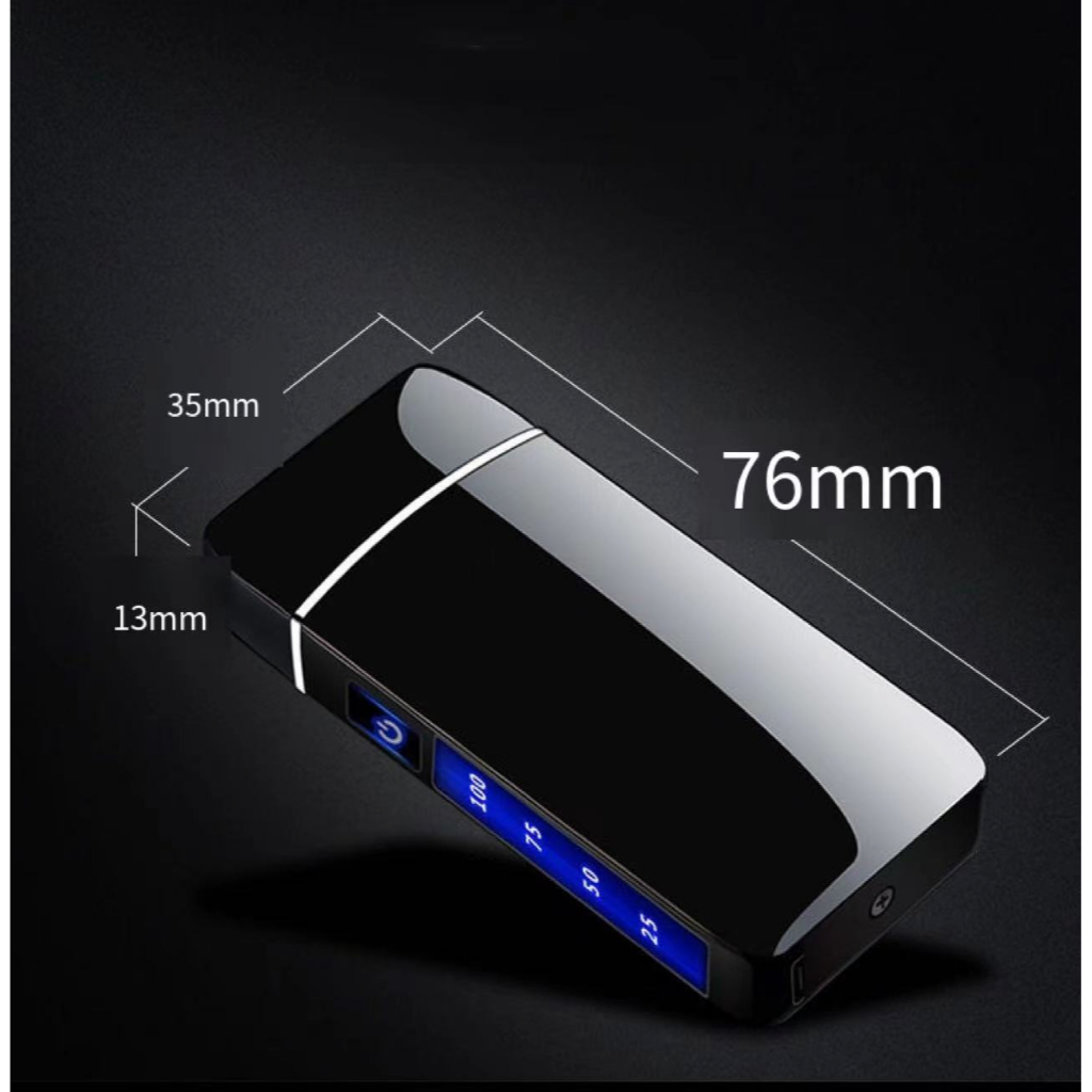 Jual Korek Api unik elektrik kecil fingerprint touch sensor led screen ...