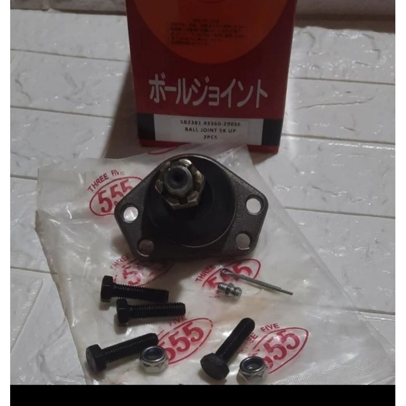 Jual Ball joint atas upper kijang 5K kijang super KF40 kijang Grand Merk 555 taiwan 1pc | Shopee ...