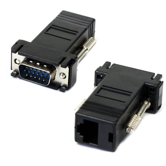 Jual EXTENDER ADAPTER VGA MALE TO LAN RJ45 VGA TO LAN | Shopee Indonesia