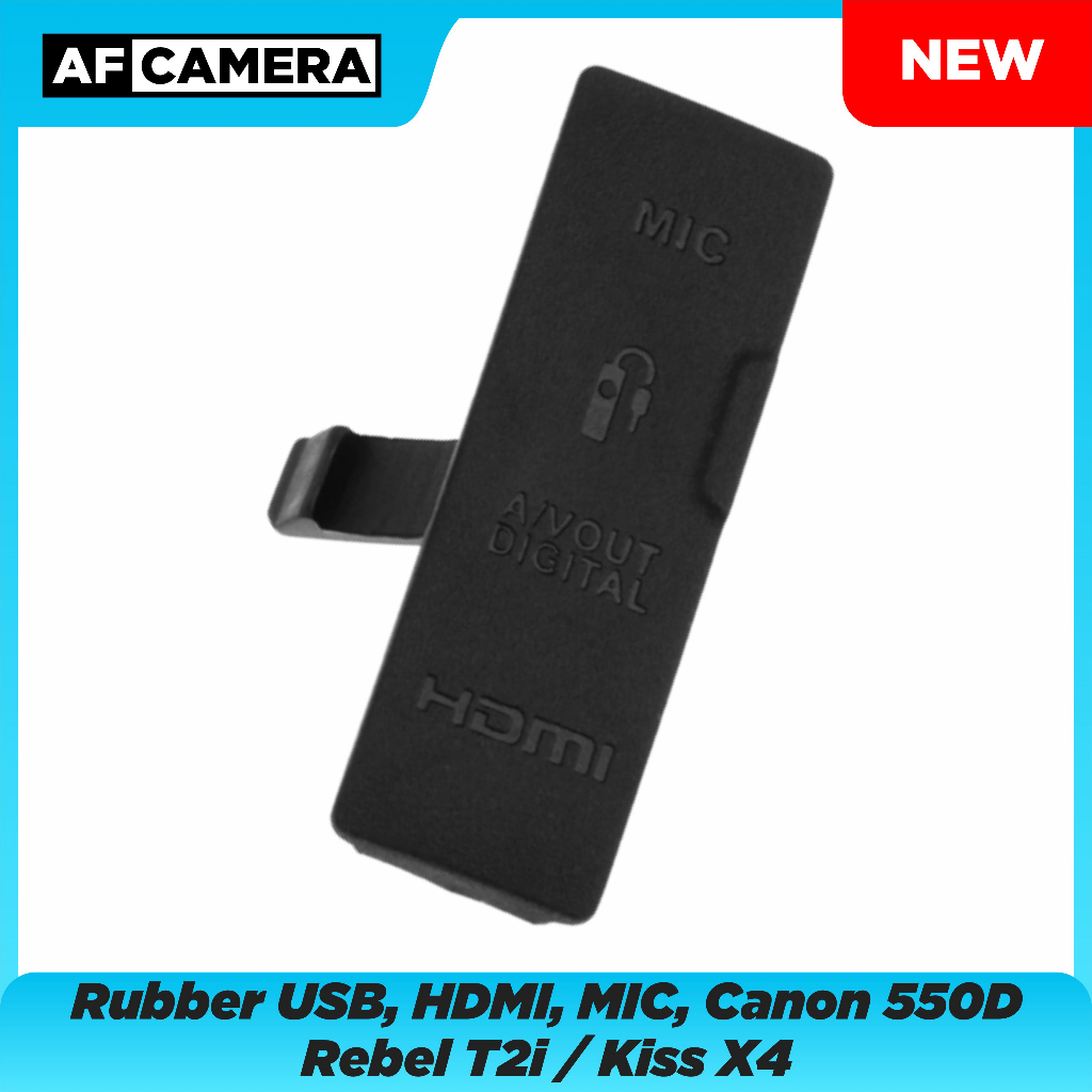 Jual Karet Rubber USB HDMI MIC Canon 550D Tutup Penutup USB Canon Rebel ...