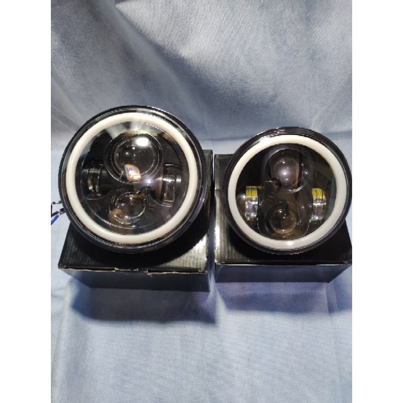 Jual LAMPU LED DAYMAKER 7inch & 5inch UNTUK MOBIL dan MOTOR | Shopee ...