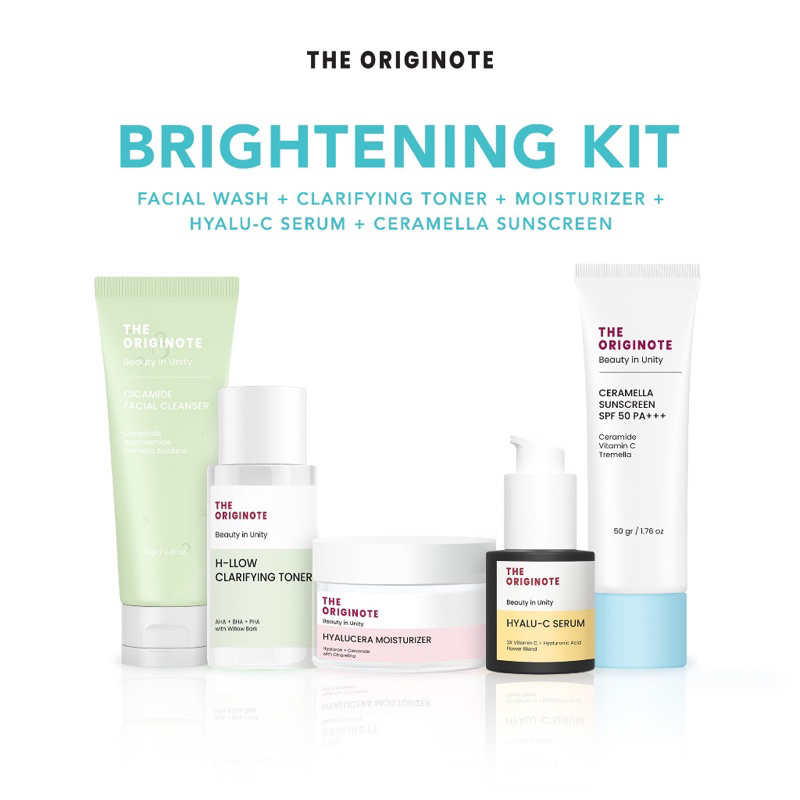 Jual Originote BUNDLE brightening kit, anti aging kit, exfoliating kit ...