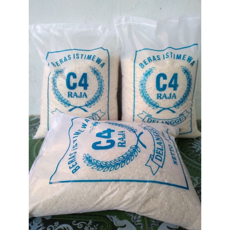 Jual BERAS C4 RAJA KEMASAN 5kg | Shopee Indonesia