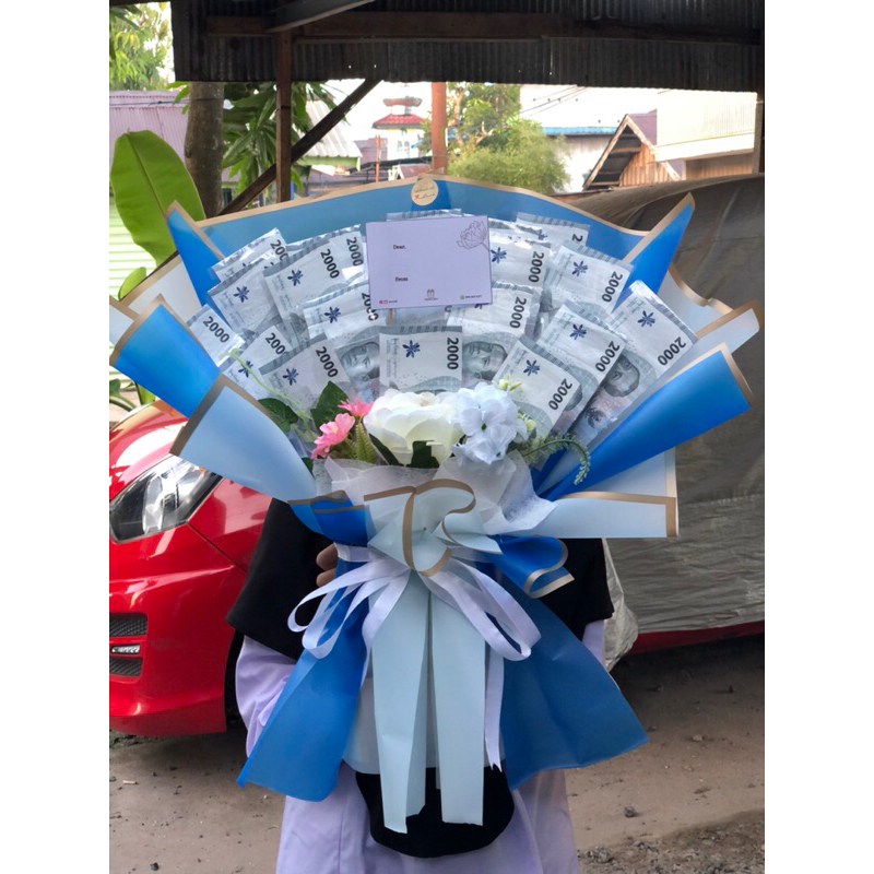 Jual Rangkai Bucket Buket Uang Hadiah atau Kado Wisuda Ulang Tahun ...