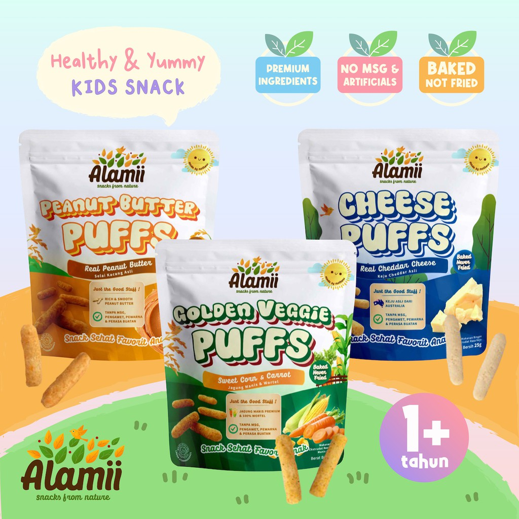 Jual Alamii Puffs Snack 15gr | Shopee Indonesia