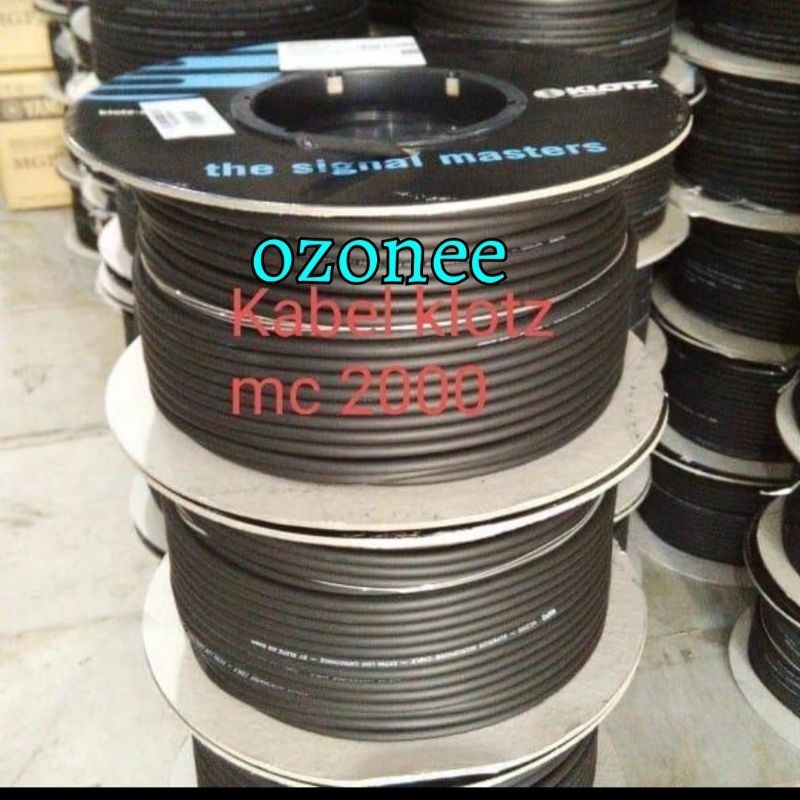 Jual KABEL KLOTZ MC 2000 MC2000 MICROPHONE CABLE ORIGINAL 100 METER | Shopee Indonesia