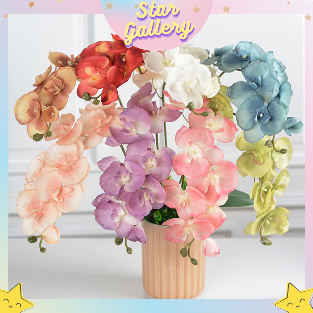 Jual Bunga Anggrek Premium Orchid Flower Real Touch Hiasan Dekorasi ...