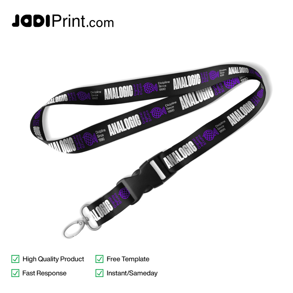 Jual Lanyard Cetak Custom Tissue Sublime / Cetak Lanyard Tissue Sublime ...