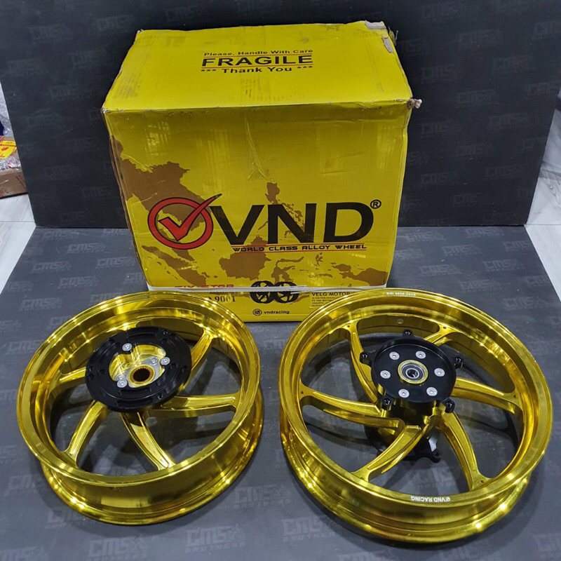 Jual Velg Velek VND Six Star Double Disc Adaptor CNC Yamaha Xmax New ...