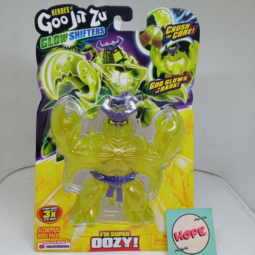 Jual Heroes of Goo Jit Zu Glow Shifters Hero Pack Scorpius Goo Glows In The Dark | Shopee Indonesia