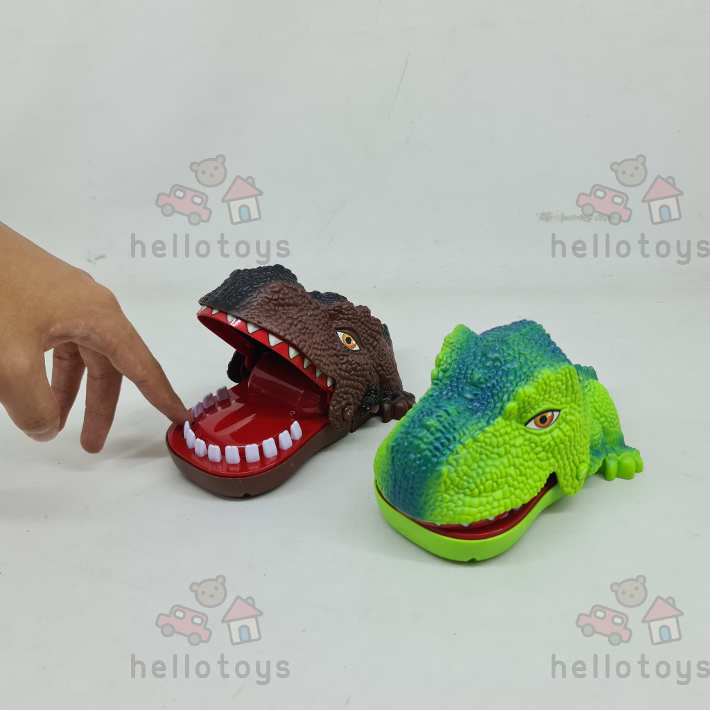 Jual Mainan Dinosaurus Dentist Gigit Jari Tebak Gigi Bite Hand | Shopee ...
