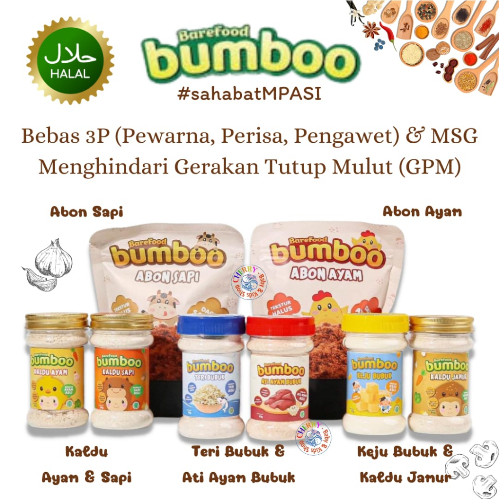 Jual BUMBOO Kaldu Fat Oil Canola Olive Oil EVOO Asli / Keju / Ati Ayam ...