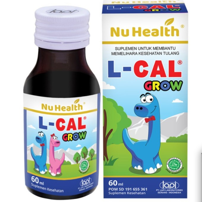 Jual Nu Health L-Cal Grow Sirup / L Cal Grow Vitamin Peninggi Badan ...