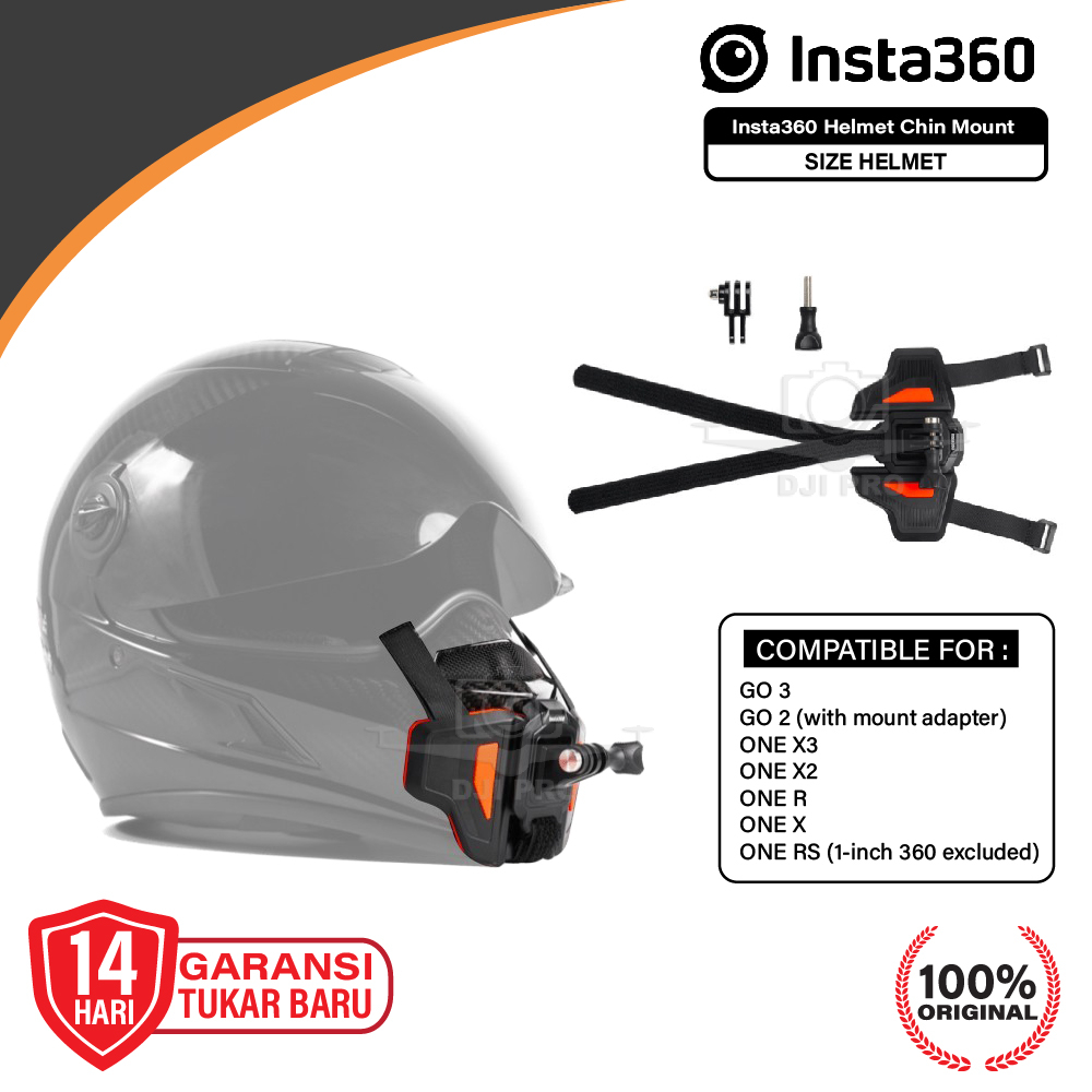 Jual Insta360 Helmet Chin Mount Helm Dagu Insta 360 Original | Shopee ...