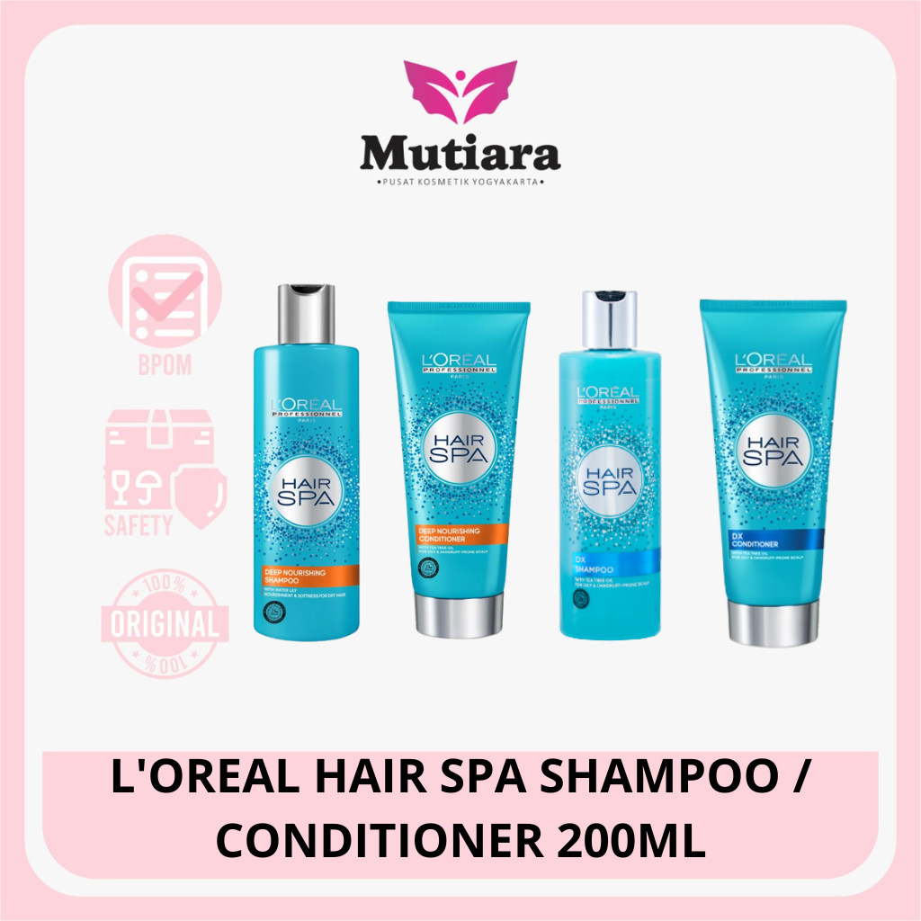 Jual LOREAL HAIR SPA SHAMPOO / CONDITIONER 200ML | Shopee Indonesia