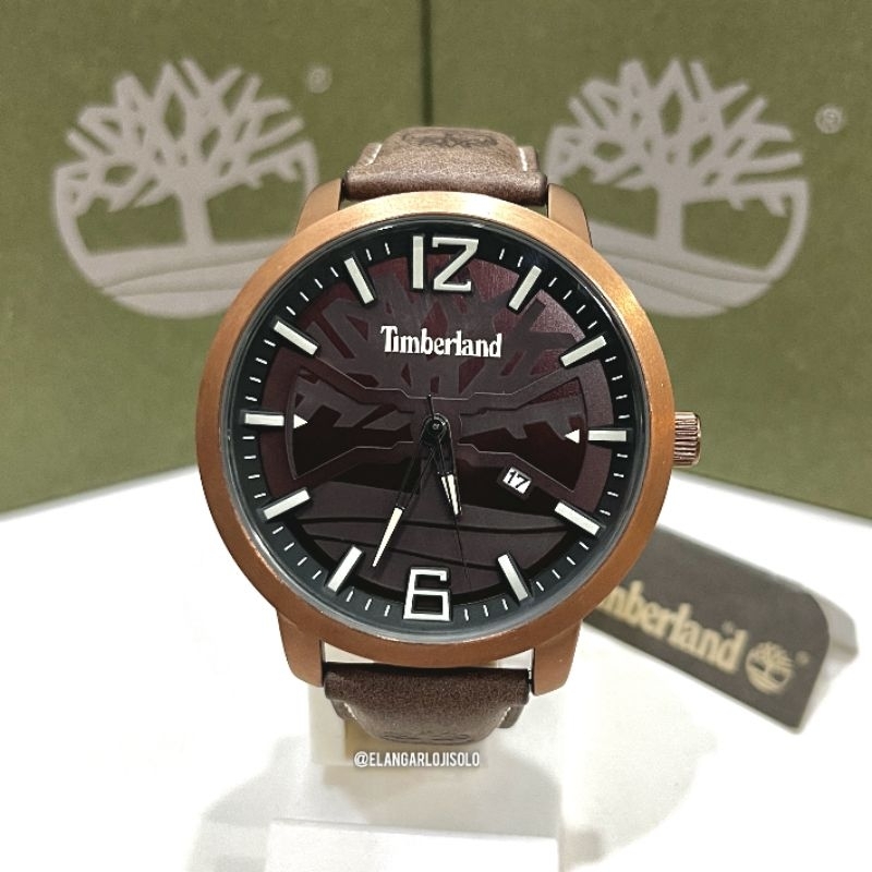 Jual JAM TANGAN PRIA TIMBERLAND TBL.15899JYBN/12-G LEATHER ORIGINAL ...