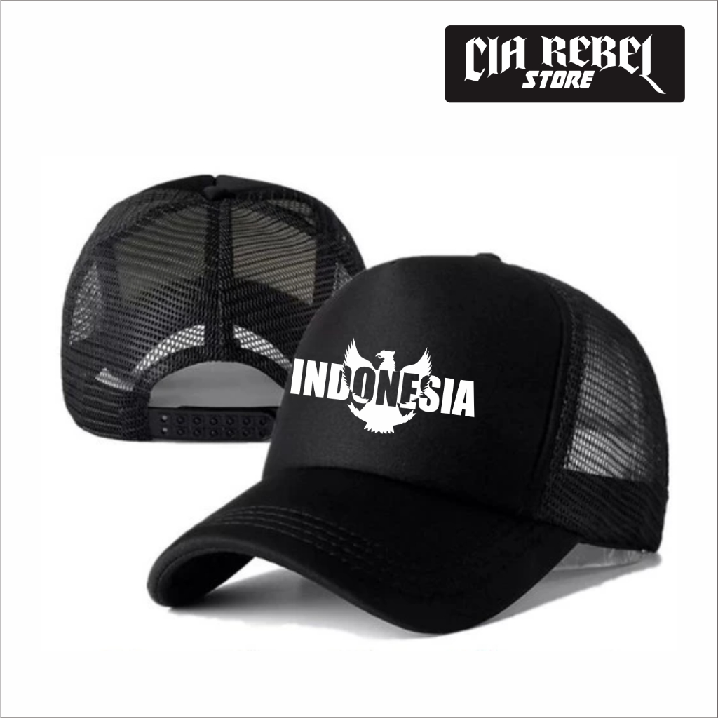 Jual Topi Jaring Trucker Garuda Indonesia Kemerdekaan | Shopee Indonesia