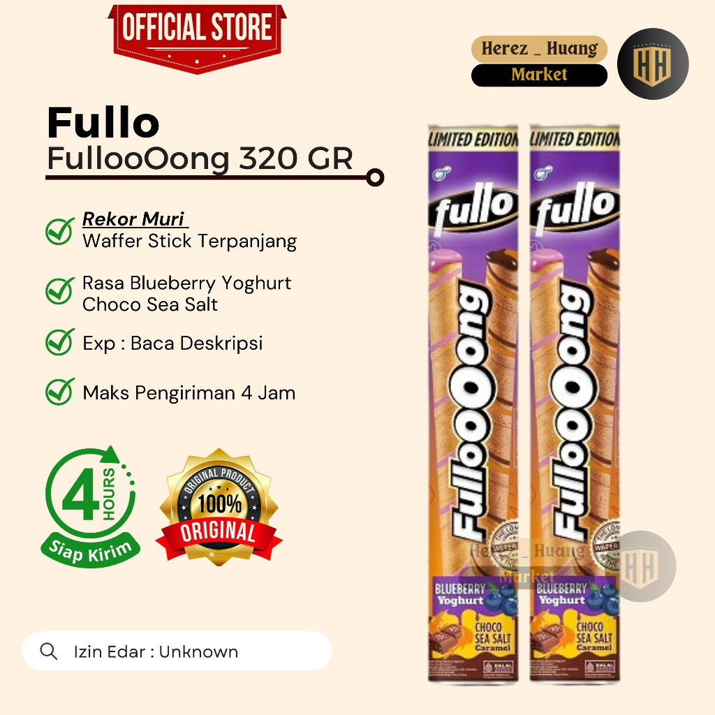 Jual Wafer Fullo FULLOOOONG 320 gr Wafer Stick Terpanjang Di Dunia ...