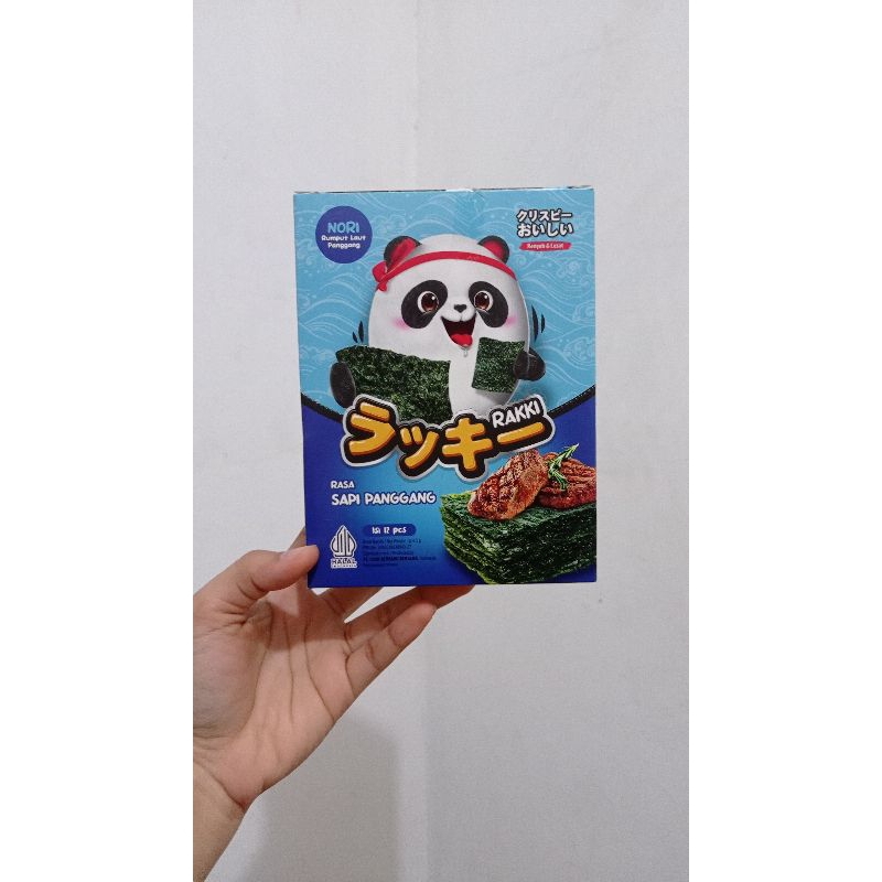 Jual Rumput Laut Nori Rakki rasa sapi panggang nikmat dan gurih ...