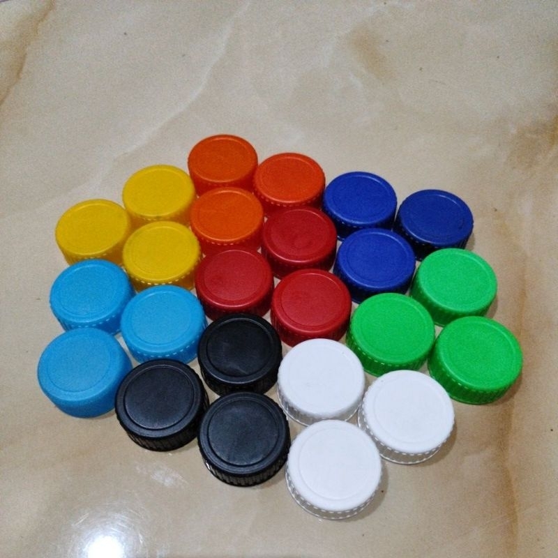 Jual Tutup Botol Bekas Mix Warna Warni 10 Pcs Cuci Bersih | Shopee ...