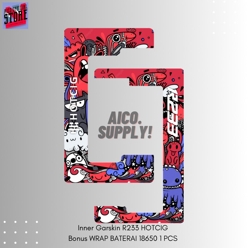 Jual AICO - Premium Inner Garskin R233 V1 Original Desain - Stiker Garskin R233 | Shopee Indonesia
