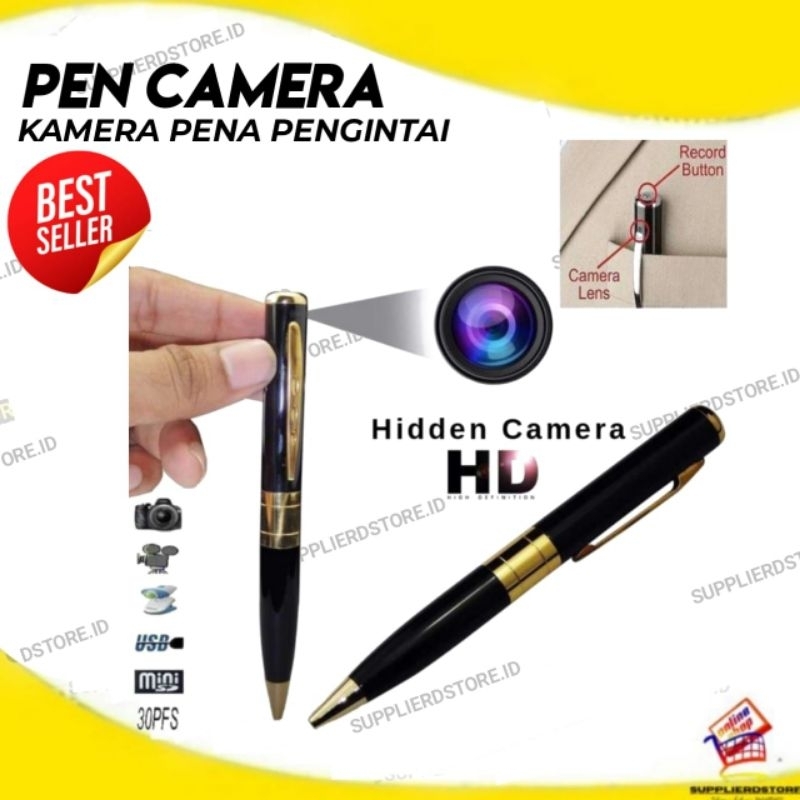Jual Hidden Camera Pen Spy Cam Kamera Pulpen Pena CCTV Mata Mata ...