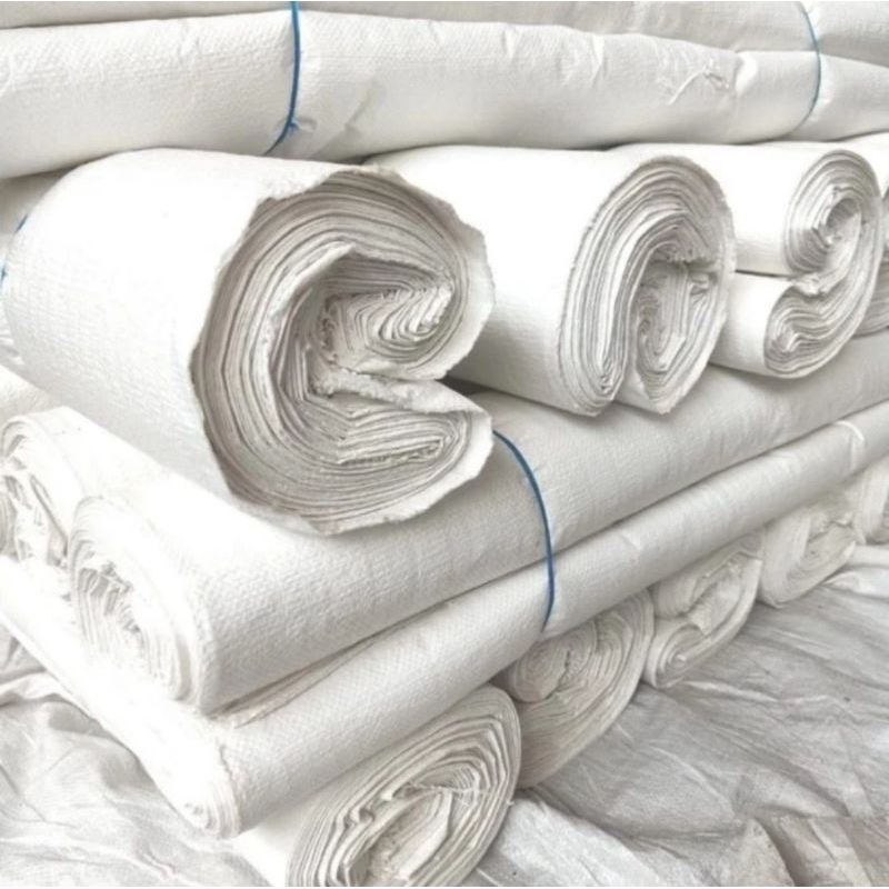 Jual Karung bagor roll polos plastik packing jumbo 180 cm × 80 meter ...