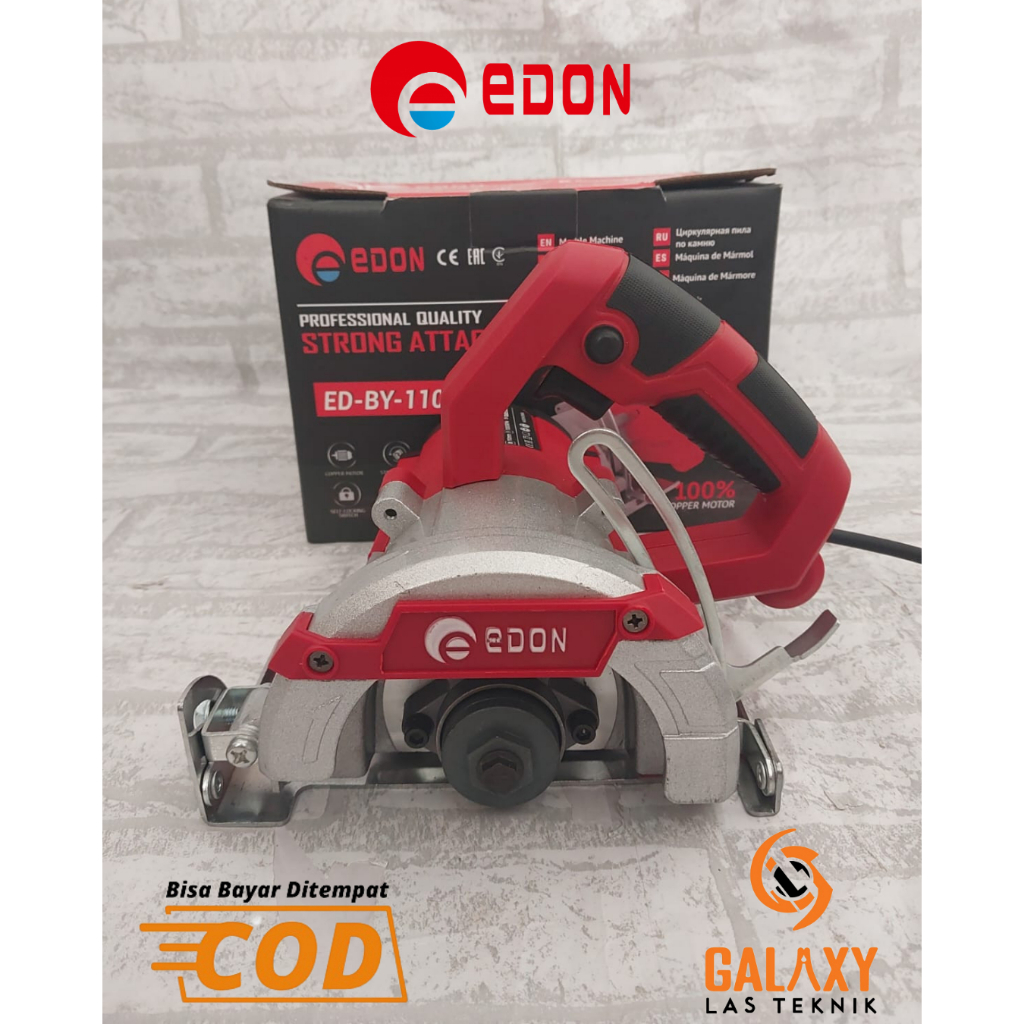 Jual Marble Cutter / Mesin Potong Keramik 4" - Edon Ed-BY-110 Termurah bisa cod garansi | Shopee ...