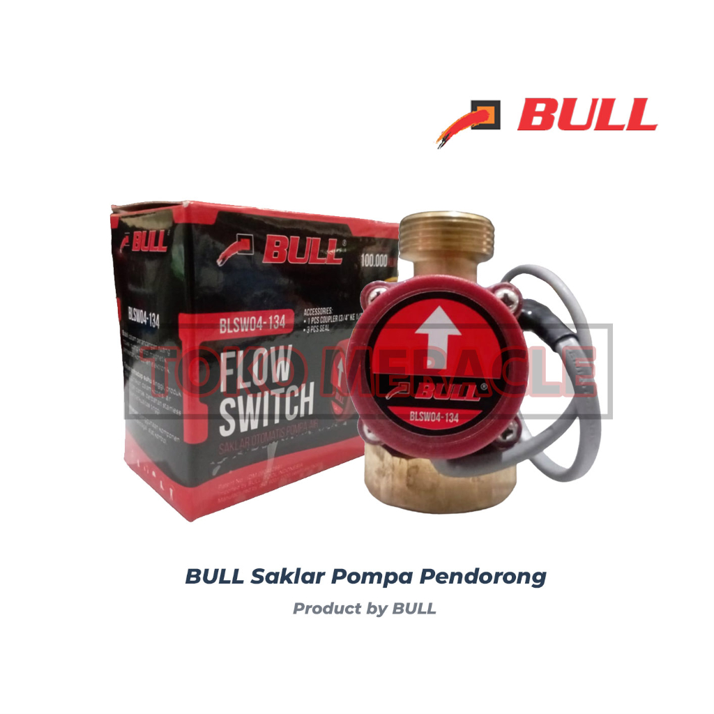 Jual BULL Saklar Otomatis Pompa Pendorong - Flow Switch BLSW04-134 ...