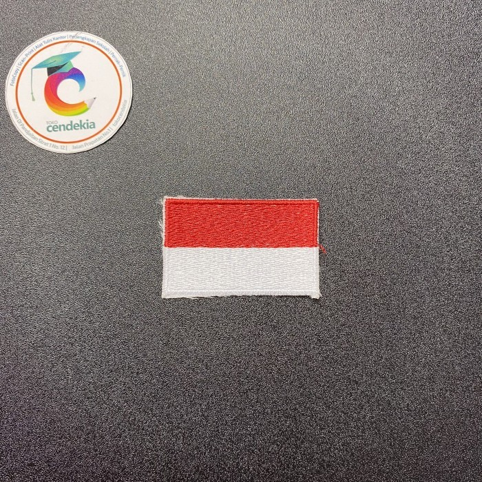 Jual Badge Emblem Patch Bendera Merah Putih Bordir 3x5 cm | Shopee ...