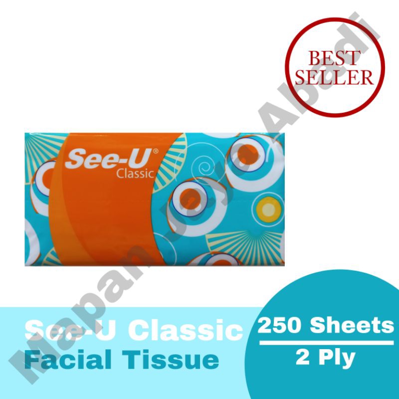 Jual See-U Classic Facial Tissue 250 Sheets | 2 Ply | Shopee Indonesia