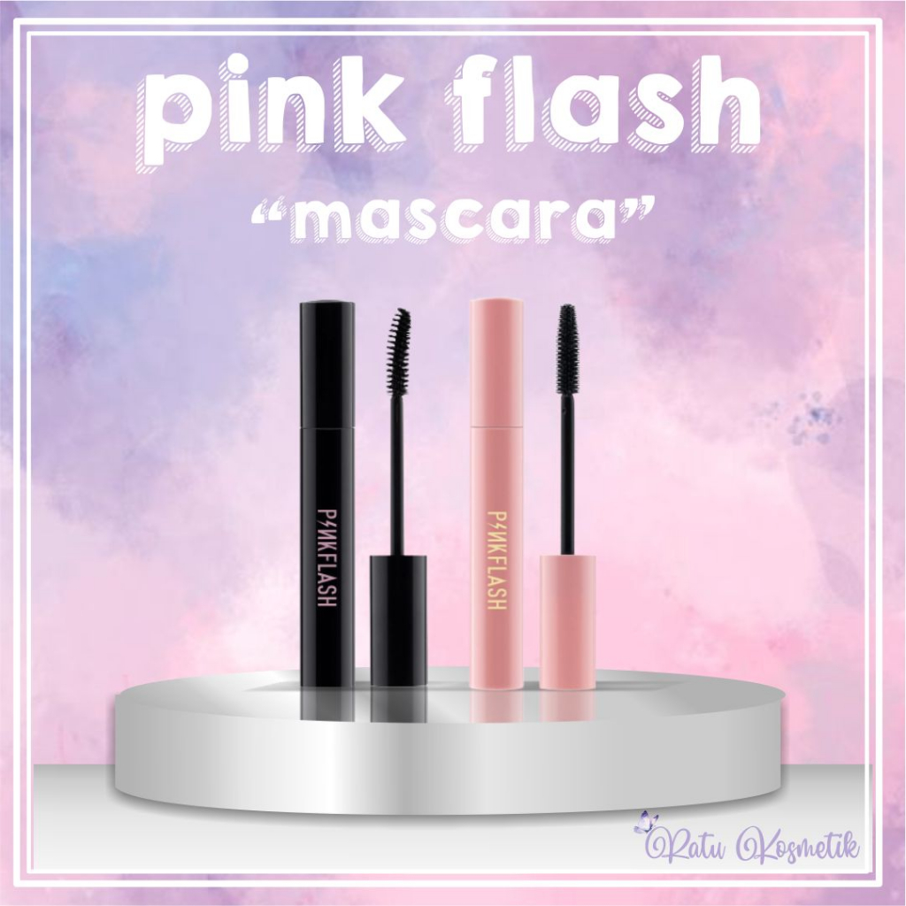 Jual RATU Pinkflash Oilproof Curl Mascara Long Volume Waterproof ...