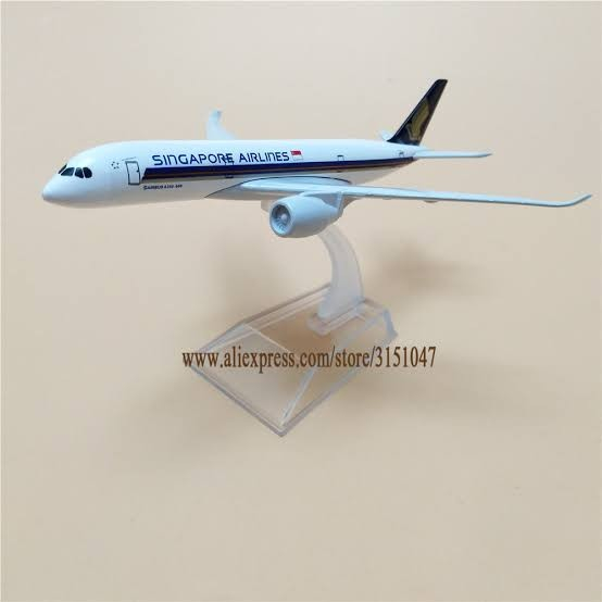 Jual Miniatur Diecast Pesawat Terbang Singapore Airlines Bahan Besi ...