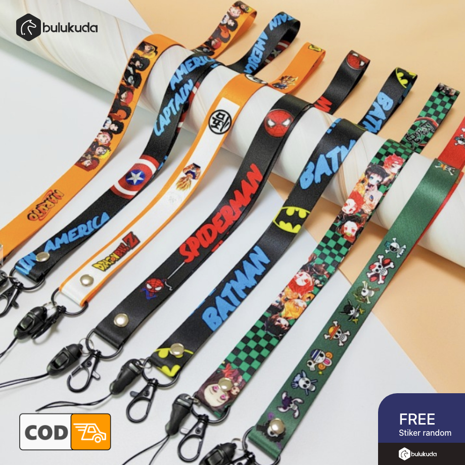 Jual [BISA COD] Lanyard Name Tag | Gantungan Kalung ID Card Holder ...