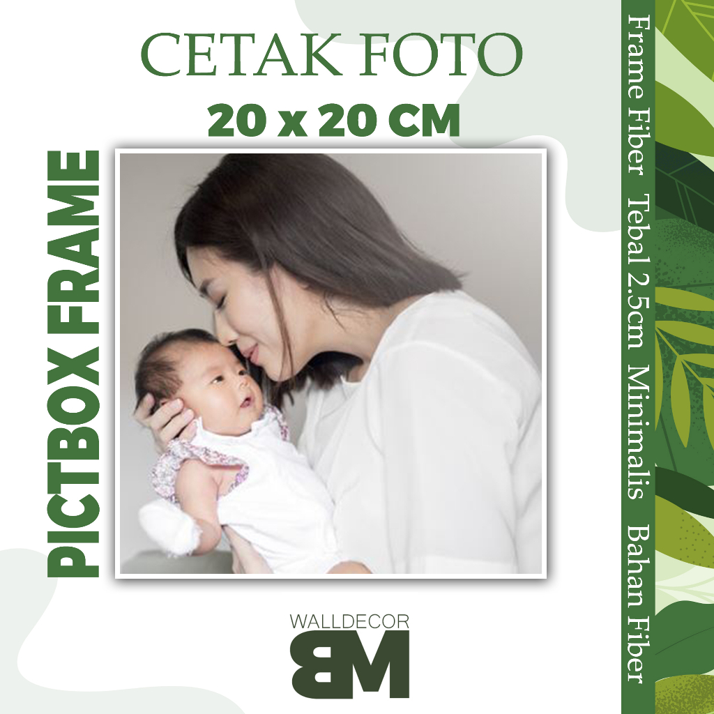 Jual CETAK FOTO FRAME BLOCK UKURAN 20X20 CM | Shopee Indonesia