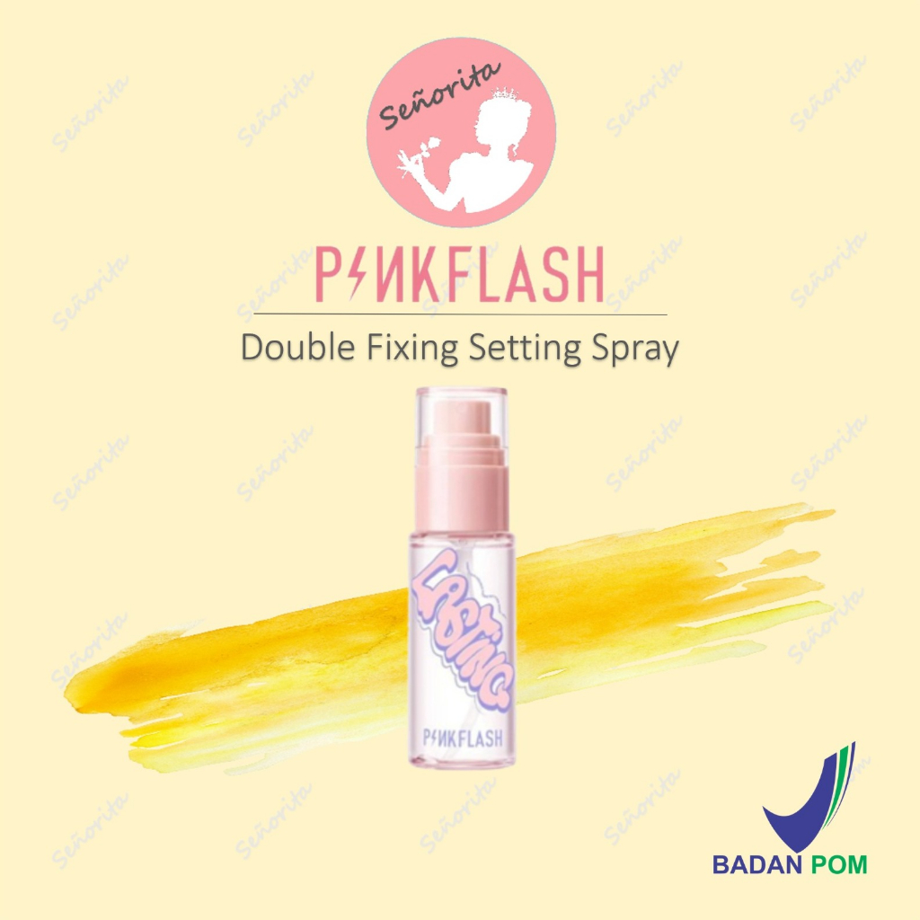 Jual PINKFLASH SP01 Double Fixing Setting Spray 40ml | Shopee Indonesia