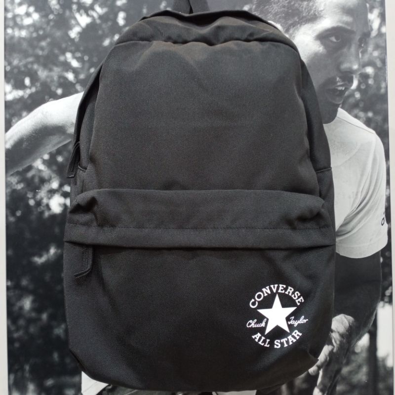 Jual Tas Ransel - CONVERSE All Star Chuck Patch / Black [10023811-A01 ...
