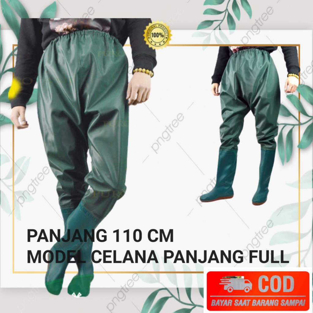 Jual Sepatu boot karet panjang premium sepatu boots sawah temurah ...