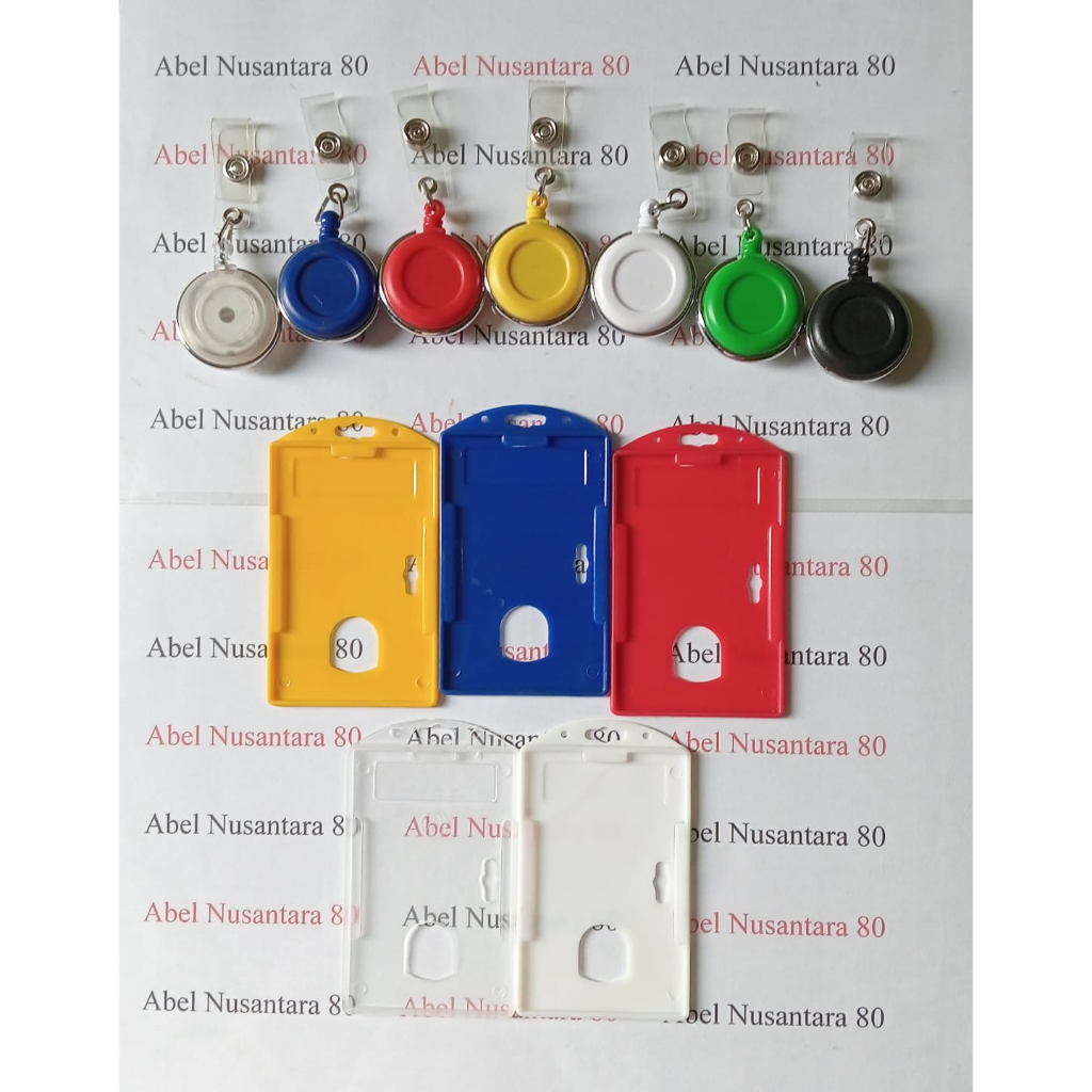 Jual Paket Casing ID Card Plastik EvBes dengan YoYo ID Putar Beragam ...