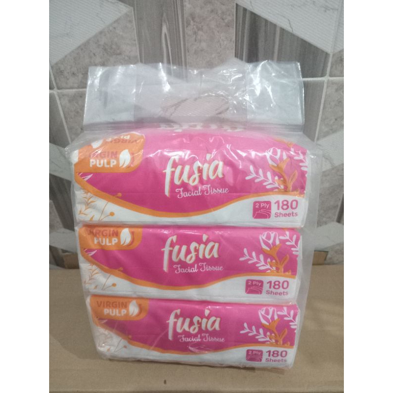 Jual TISU FUSIA 180SHEET ISI 3 | Shopee Indonesia