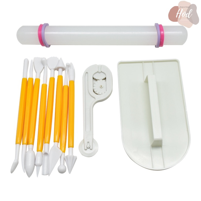 Jual Set 11 pcs Sugarcraft Fondant Tools Alat Dekorasi Kue Fondant ...