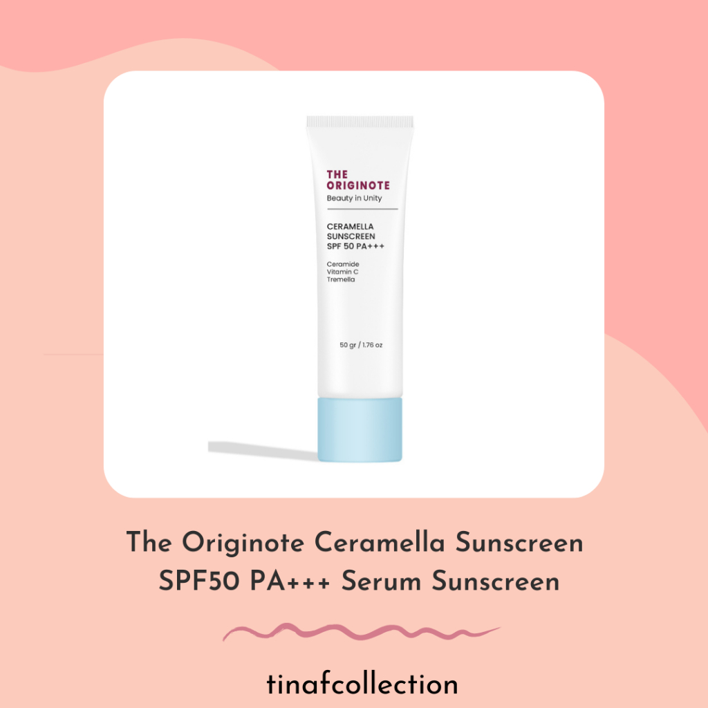 Jual The Originote Ceramella Sunscreen SPF50 PA+++ Serum Sunscreen ...