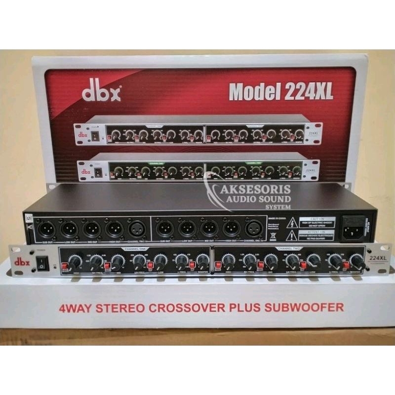 Jual Crossover Model 224XL 4 Way Subwoofer DBX Kualitas Bagus | Shopee Indonesia
