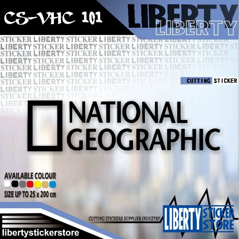 Jual bebas pilih warna dan ukuran cutting national geographic channel ...