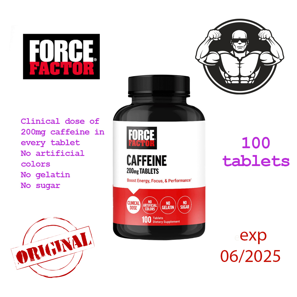 Jual Force Factor Caffeine 200mg | Shopee Indonesia
