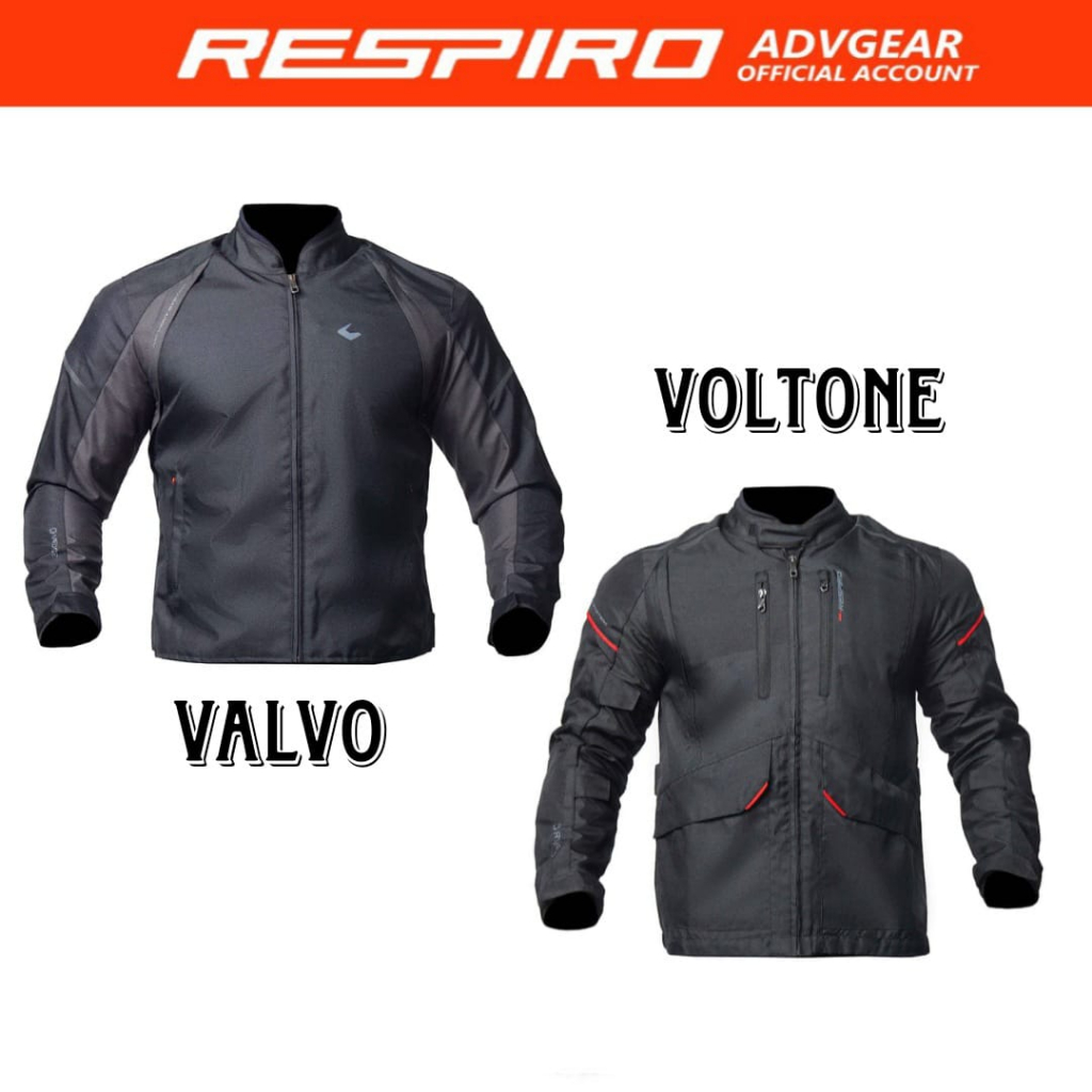 Jual Jaket Motor Pria RESPIRO VALVO - VOLTONE Windbreaker Jacket Daily | Shopee Indonesia