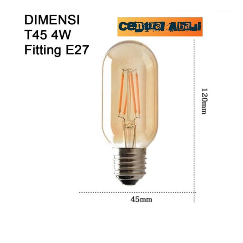 Jual Lampu Led Edison T45/4 Watt | Shopee Indonesia